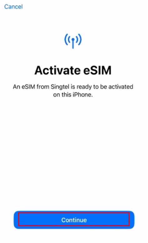 Setting up eSIM on device – VIVIFI